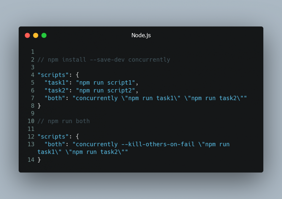 Running Multiple NPM Scripts in Parallel - Tiloid