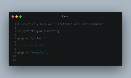 Recursively Grep All Directories and Subdirectories - Tiloid