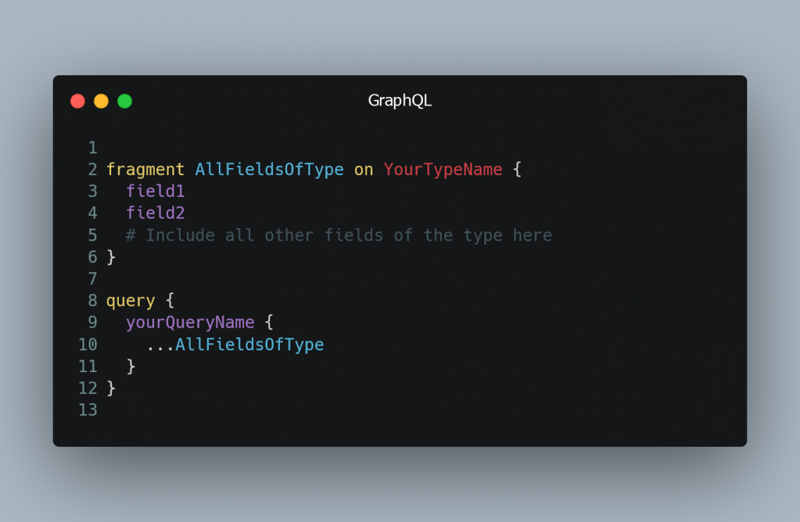 Querying All GraphQL Type Fields Efficiently - Tiloid Querying All GraphQL Type Fields Efficiently - Tiloid